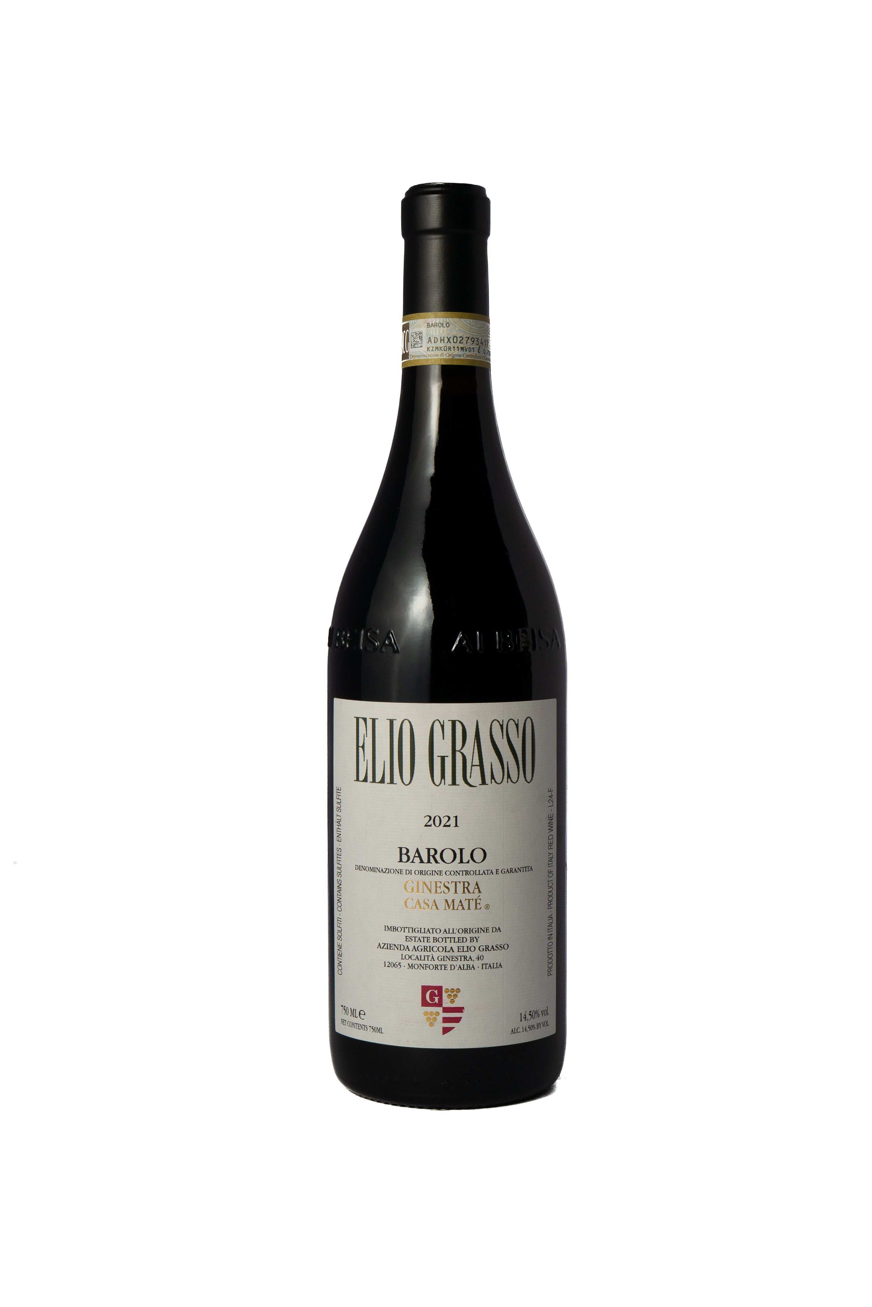 Elio Grasso Ginestra Casa Mate Barolo 2021 - The Heritage Wine Store ...